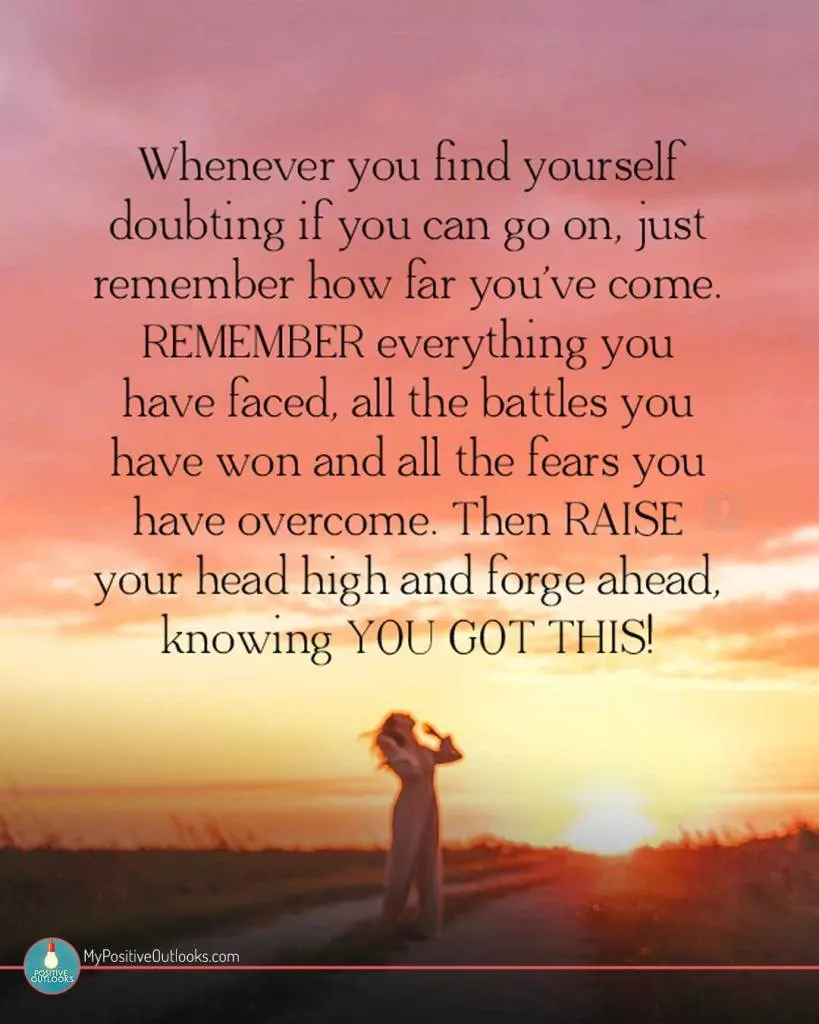 Raise You Head And Forge Ahead