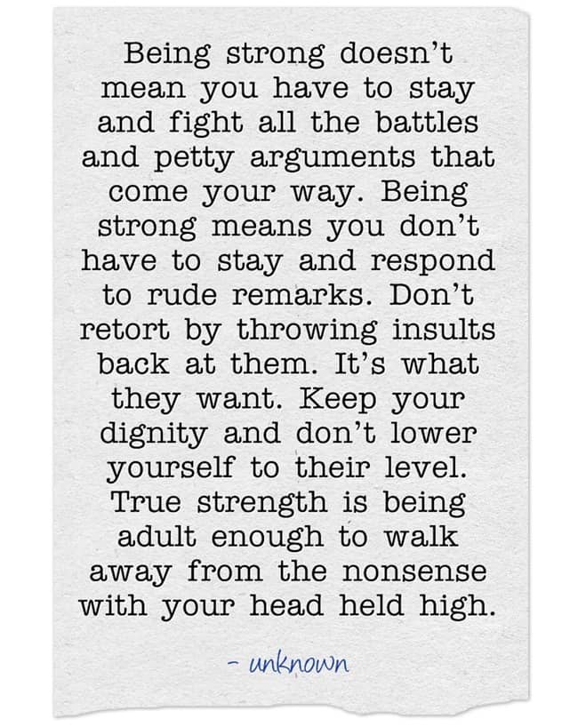 What Does It Take To Be Strong?