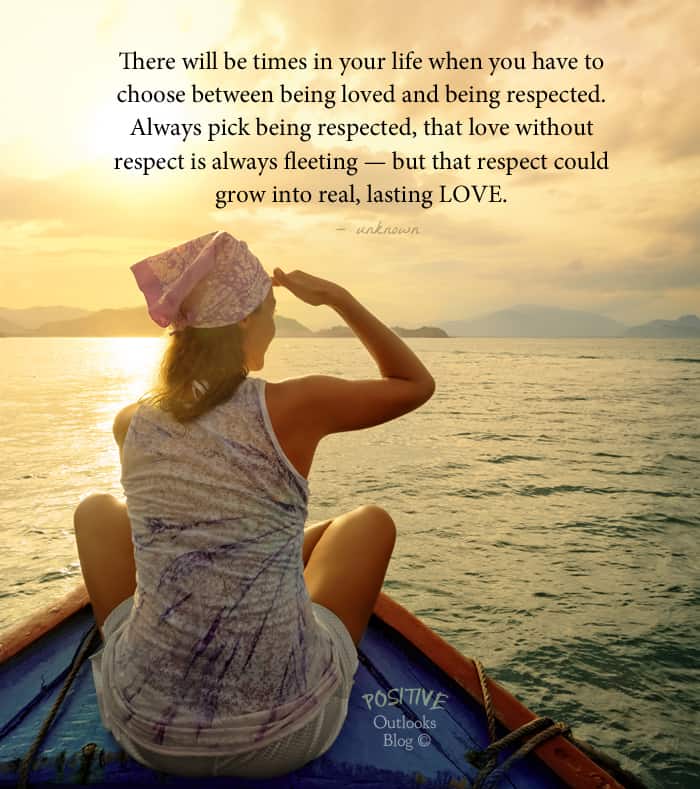 Between Being Loved And Respected