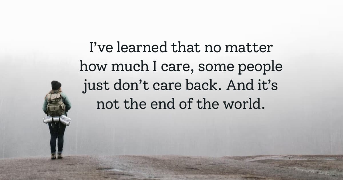 You Keep Living No Matter What