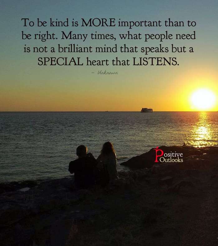 To Be Kind Is More Important