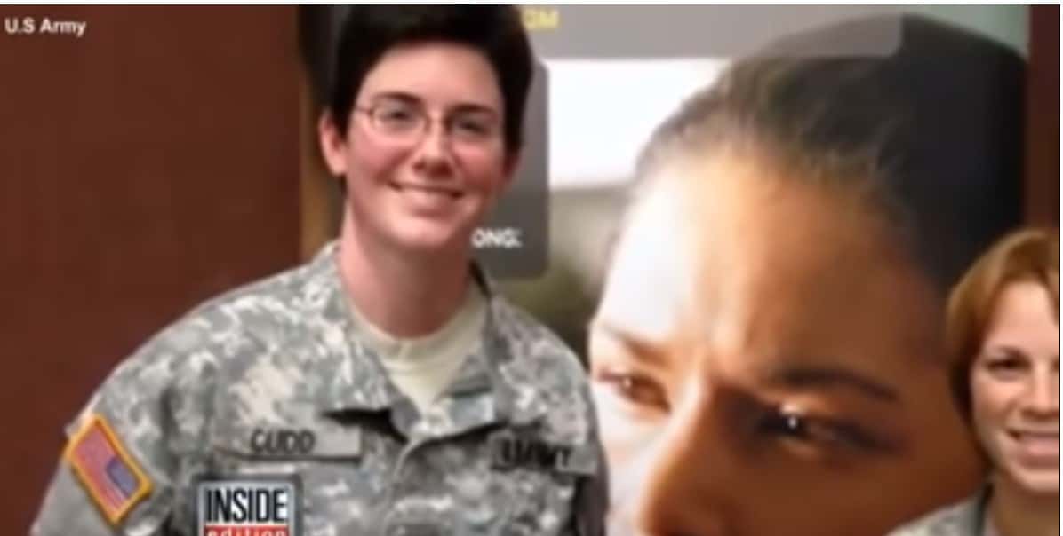 Female army captain refuses to give up during grueling training session