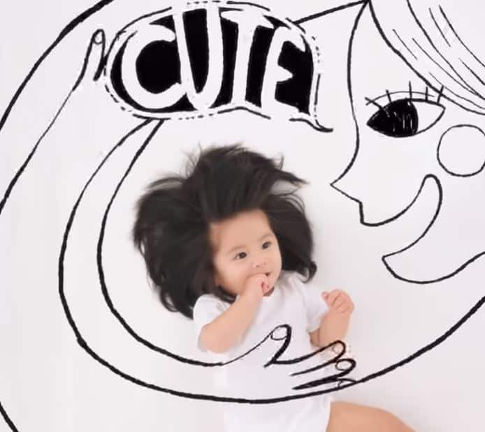 Baby Chanco who went viral for majestic mane is now a hair model