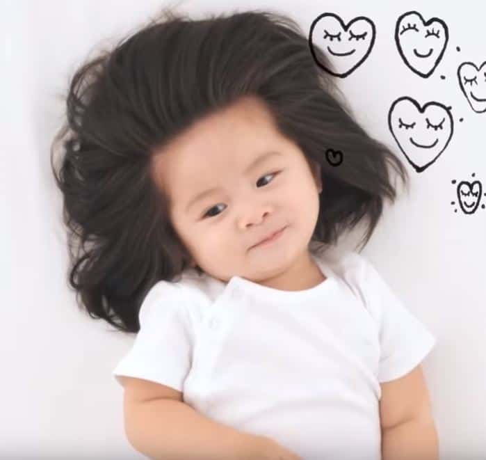 Baby Chanco who went viral for majestic mane is now a hair model