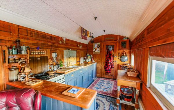 Couple Transforms Old Railway Carriage into Stunning Tiny Home