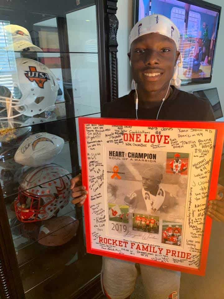 High School student gets marching band send-off before starting chemo ...