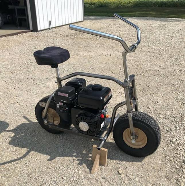 Man remodels old Volkswagen Beetles into charming mini bikes