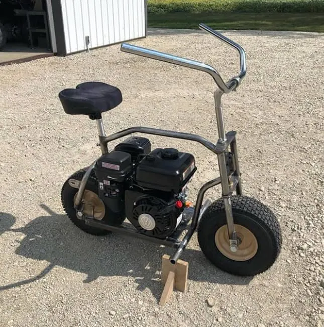 Man remodels old Volkswagen Beetles into charming mini bikes