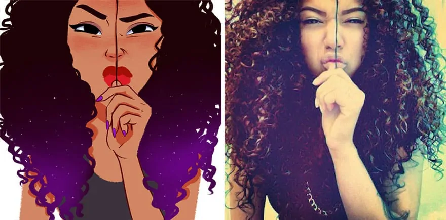 Artist finds photos of random people and turns them into brilliant ...