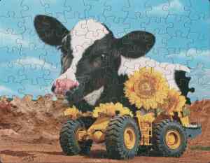 Artist merges different sets of vintage jigsaw puzzles to create ...