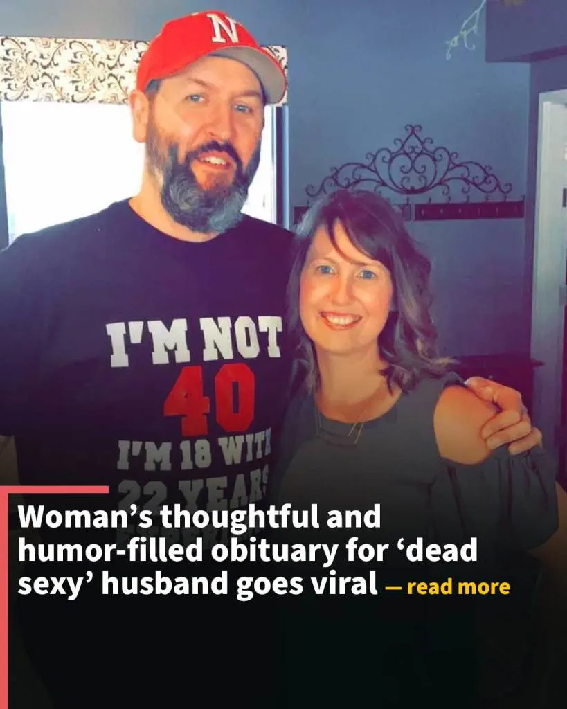 Woman's Witty Obituary Celebrating her 'Dead Sexy' Husband