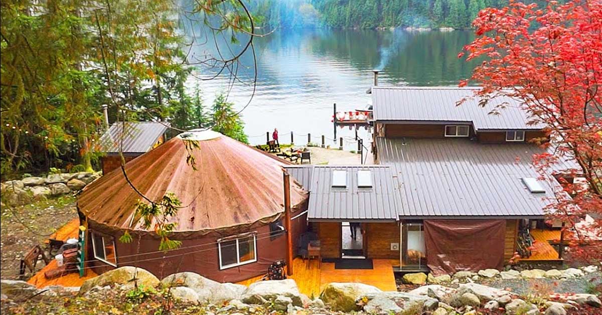 Old cabin transformed into epic off-the-grid living
