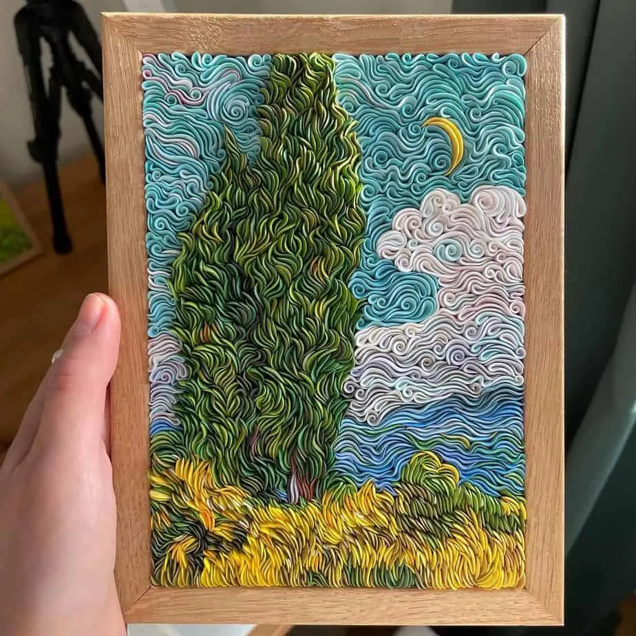 Artist creates amazing polymer clay art depicting landscapes, animals ...