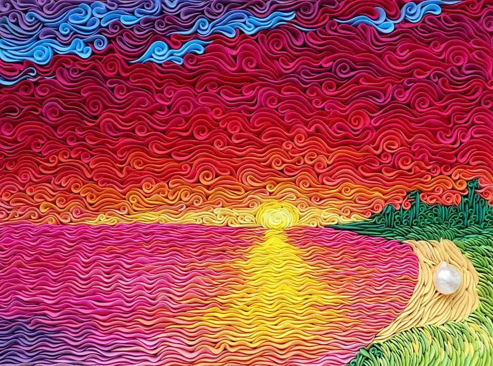 Artist creates amazing polymer clay art depicting landscapes, animals ...