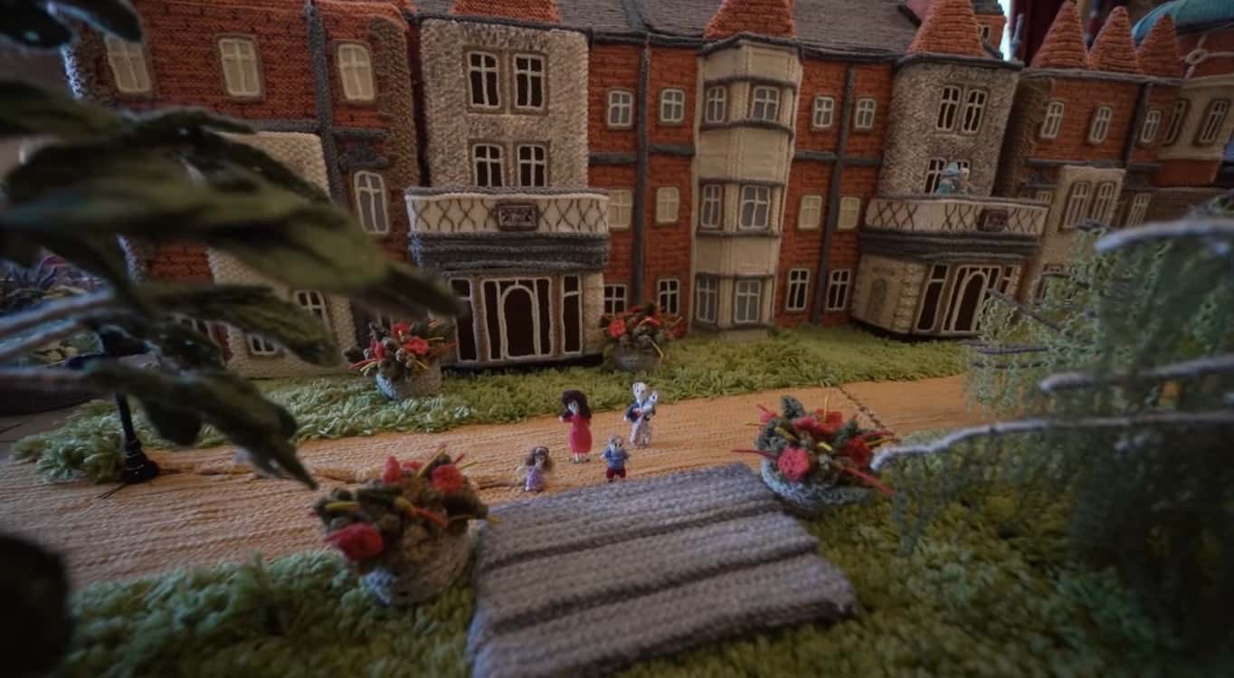 92-year-old who spent two years knitting replica of royal country ...