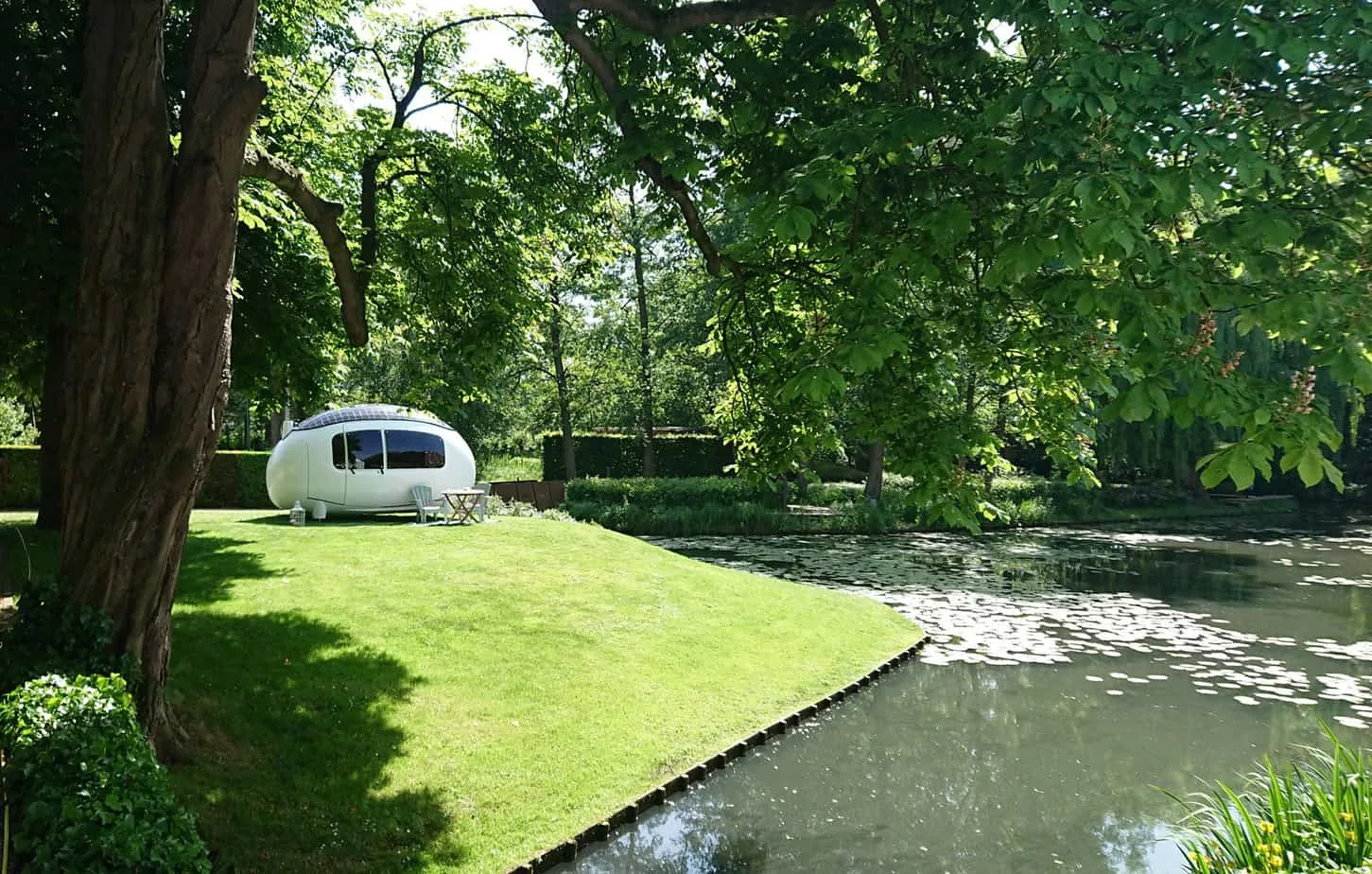 This solar-powered micro home with a cozy interior allows you to live ...