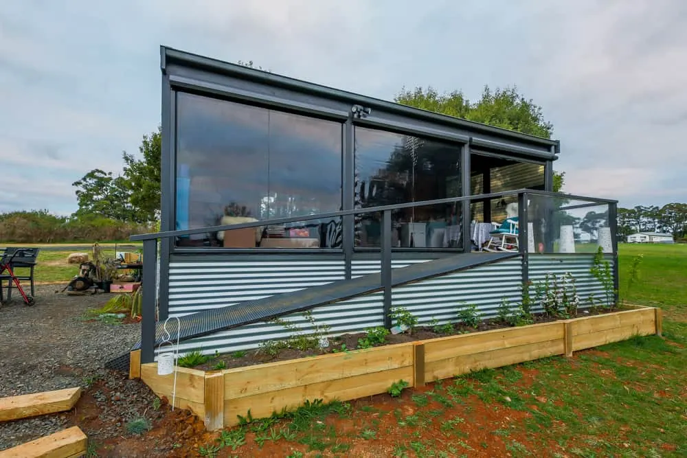 This tiny home for the elderly was designed by her daughter