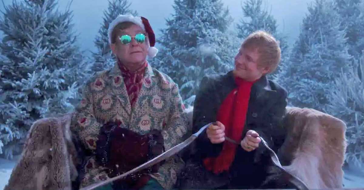 Ed Sheeran and Elton John spread good vibes with new 'Merry Christmas ...