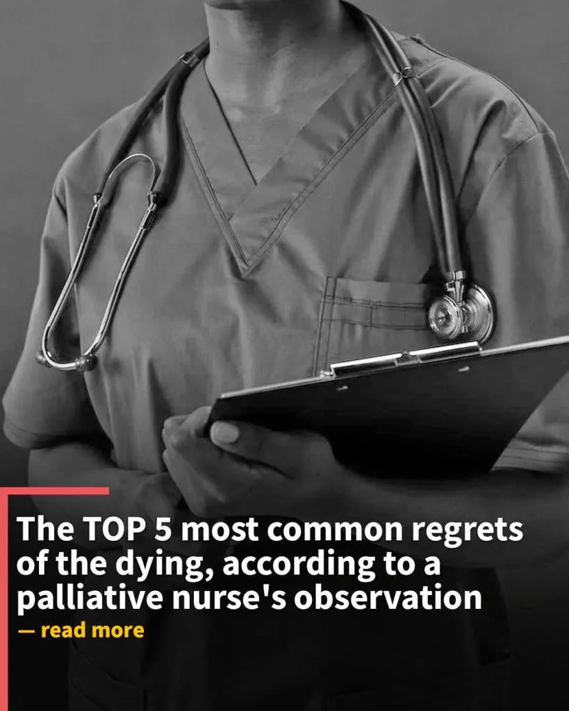 The TOP 5 most common regrets of the dying