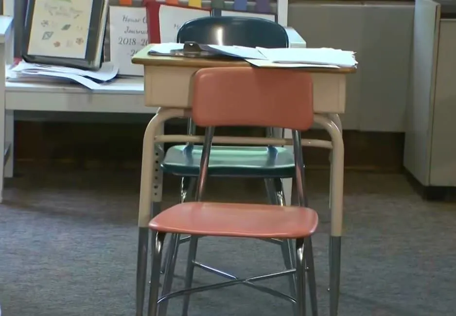 This social studies teacher kept one empty chair in his classroom