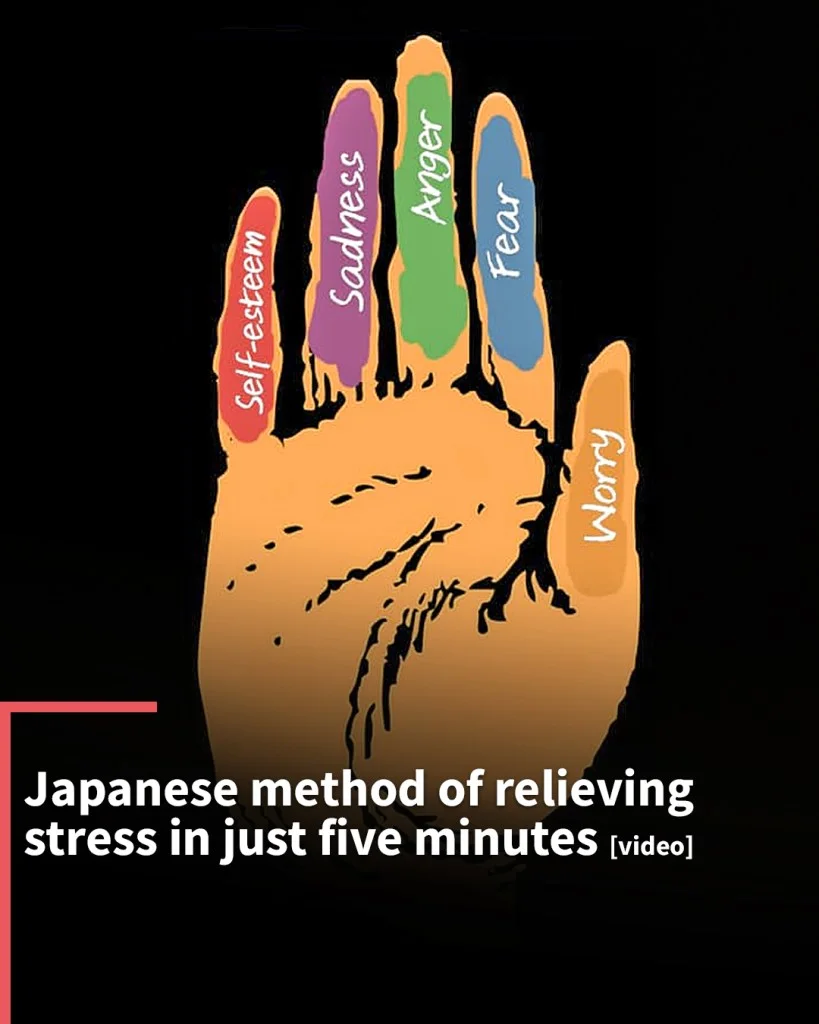 Japanese method of relieving stress in just five minutes