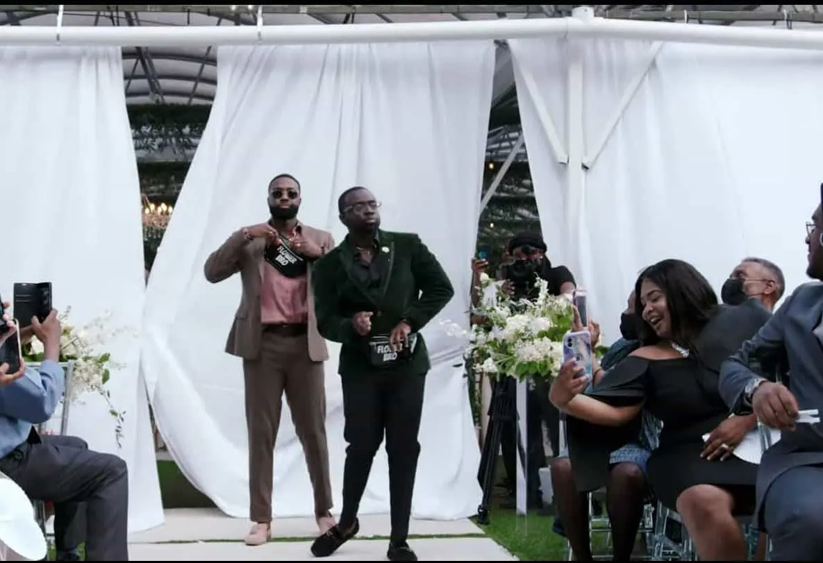 Bride had 'flower bros' for wedding instead of the usual flower girls ...