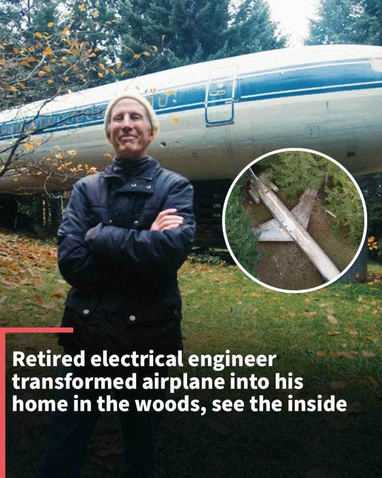 Retired electrical engineer transformed an airplane into his home