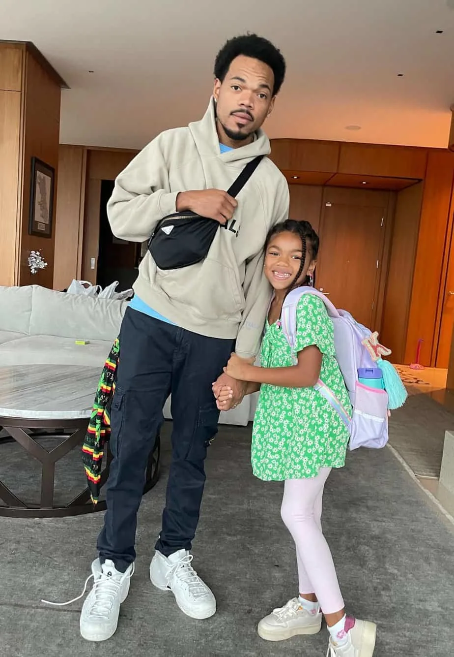 Chance the rapper, daughter swap plane seats with Martin Short