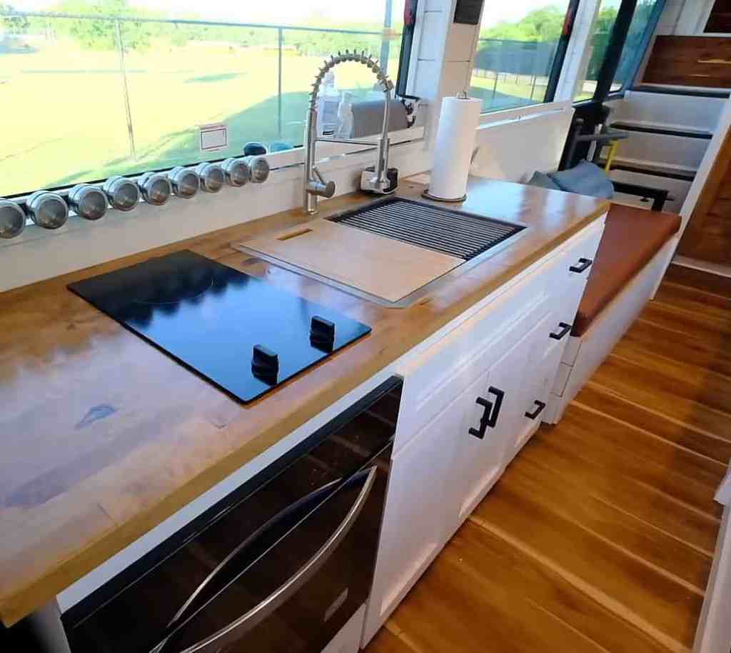 Man converts double decker bus into elegant home