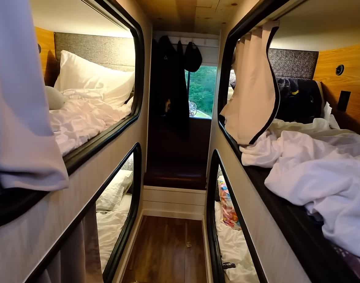 Man converts double decker bus into elegant home