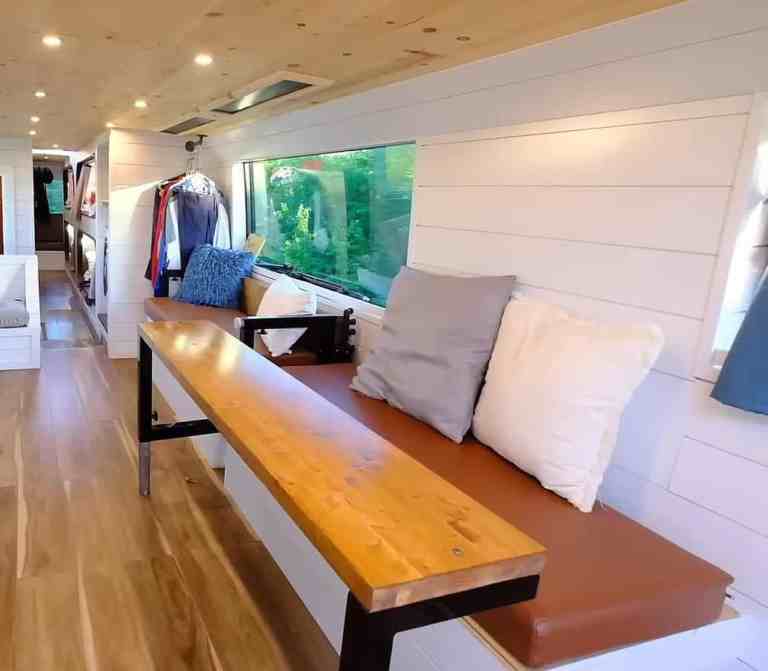 Man converts double decker bus into elegant home