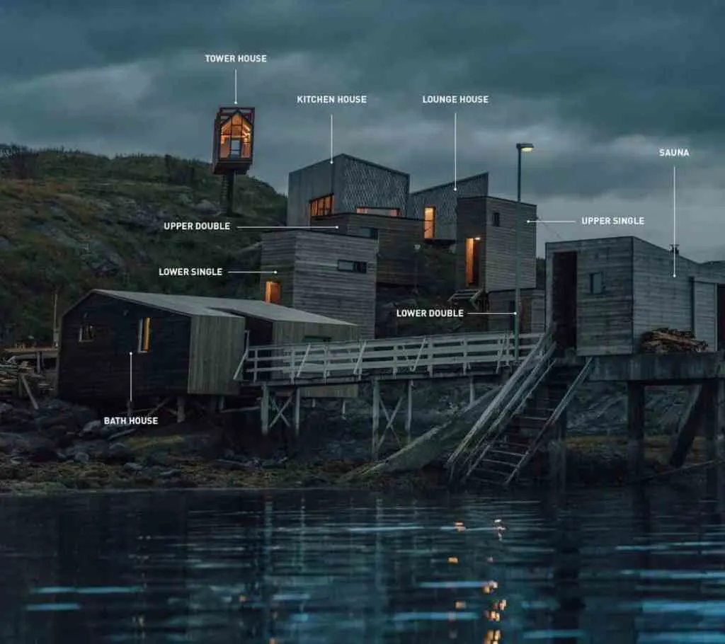 Man builds a tiny village in an 'artic hideaway' where guests can see ...