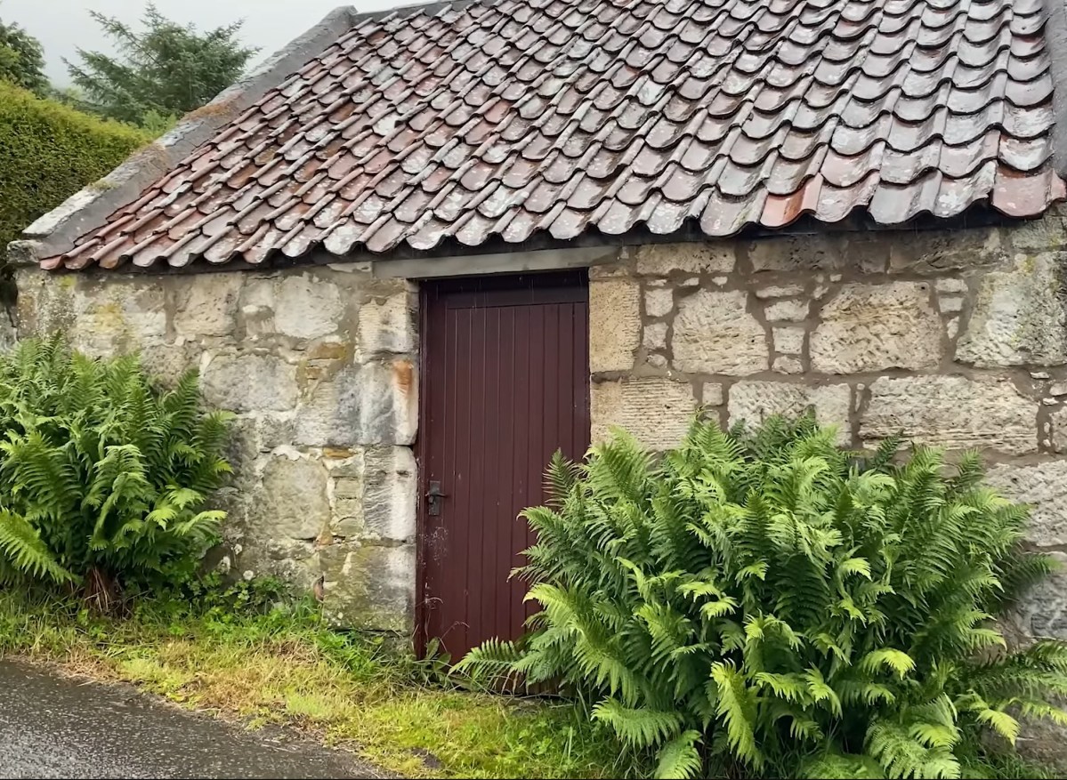 Man transforms old stone cottage into stylish tiny home