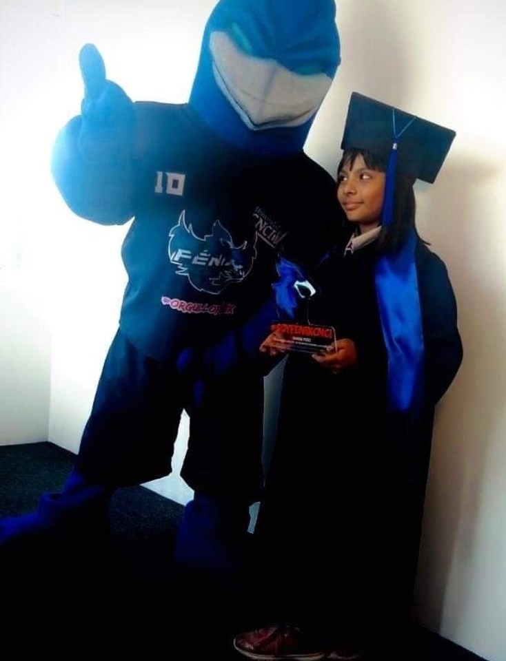 Child prodigy earning a master's degree in mathematics