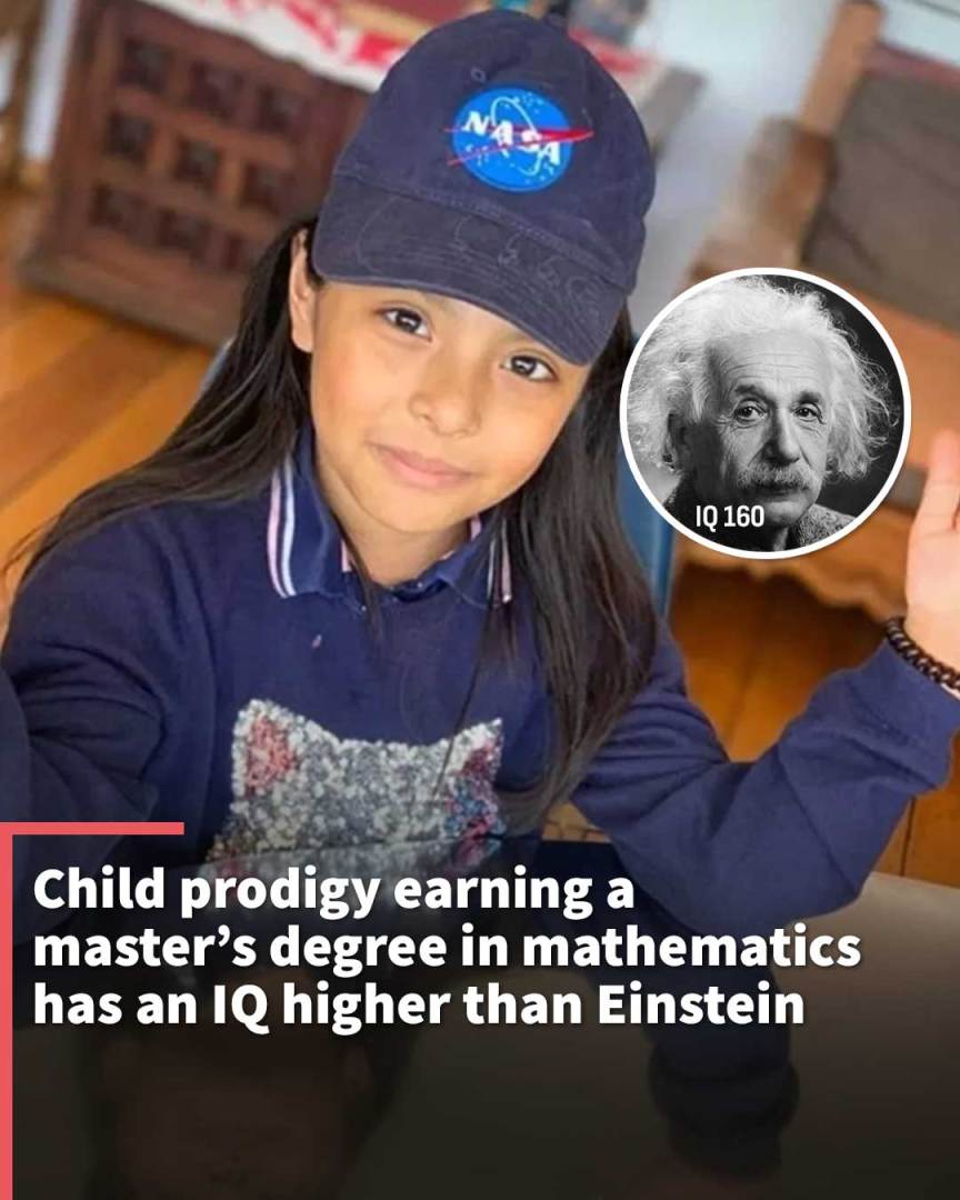 Child prodigy earning a master's degree in mathematics