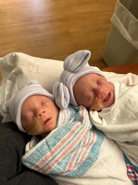 Couple welcomes rare quadruplets with two sets of identical twins
