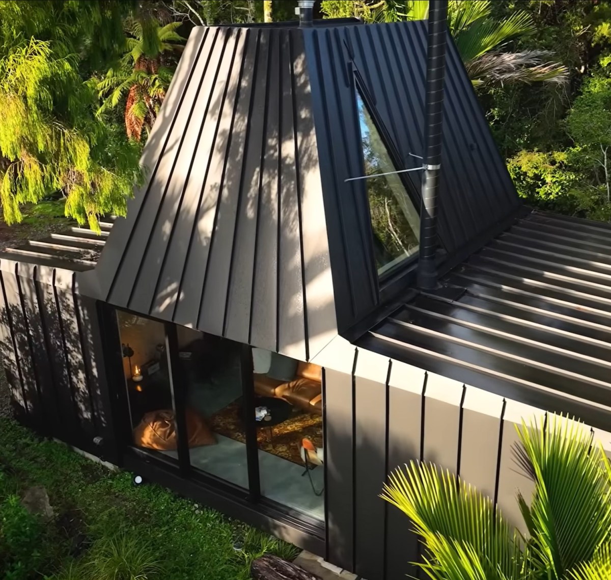 Beautiful modern cabin is an architectural masterpiece