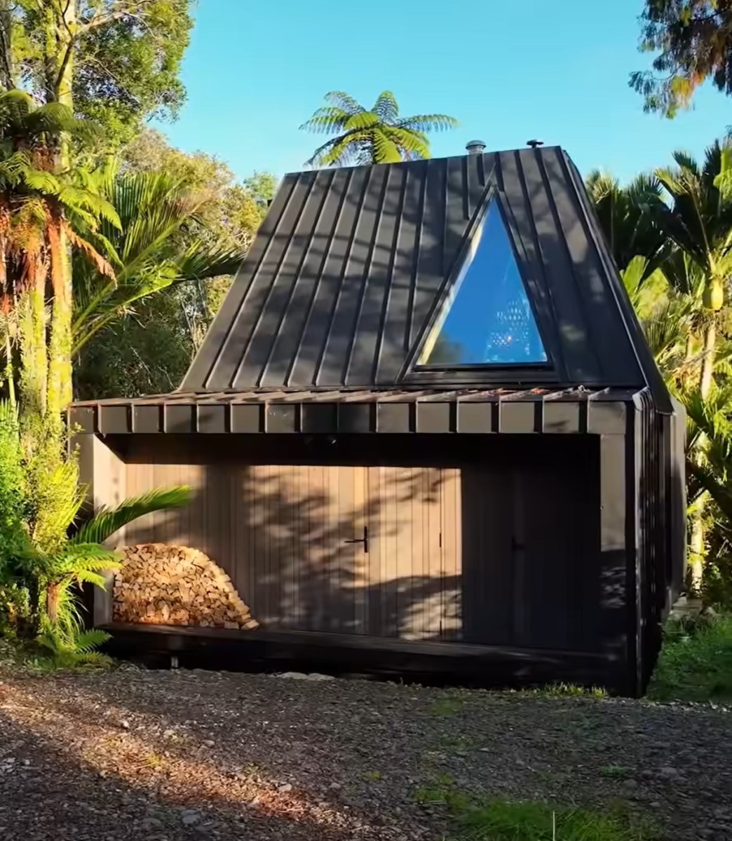 Beautiful modern cabin is an architectural masterpiece