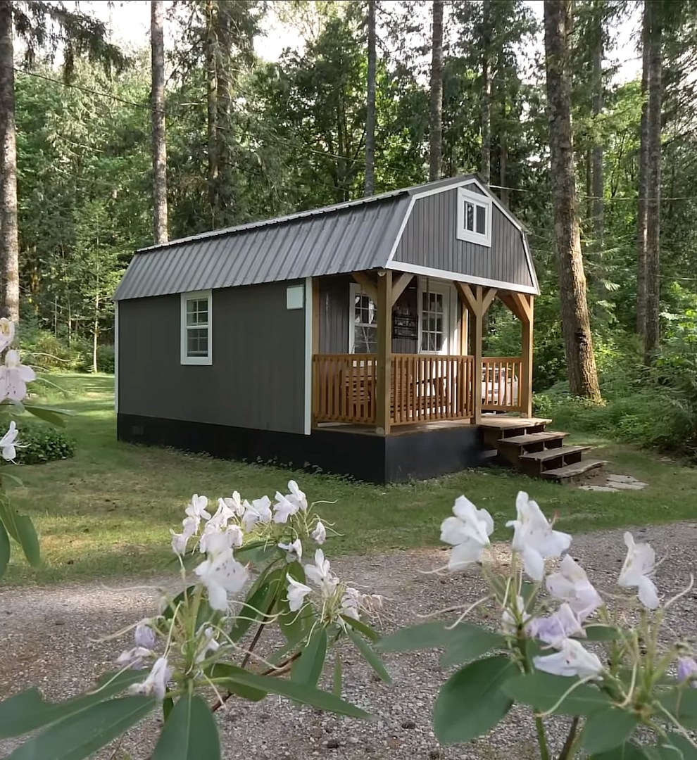 Man converts shed turned into tiny home