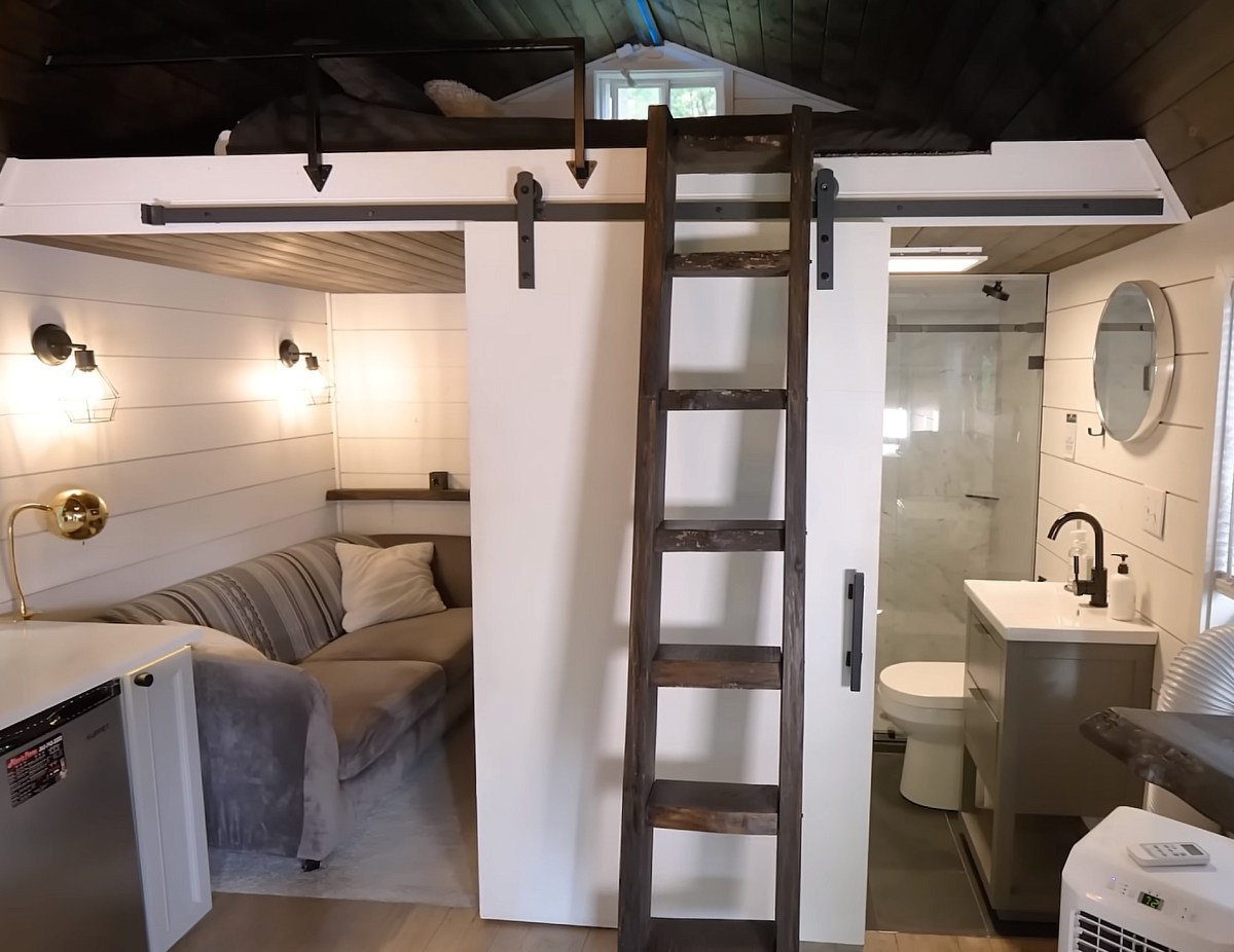 Man converts shed turned into tiny home