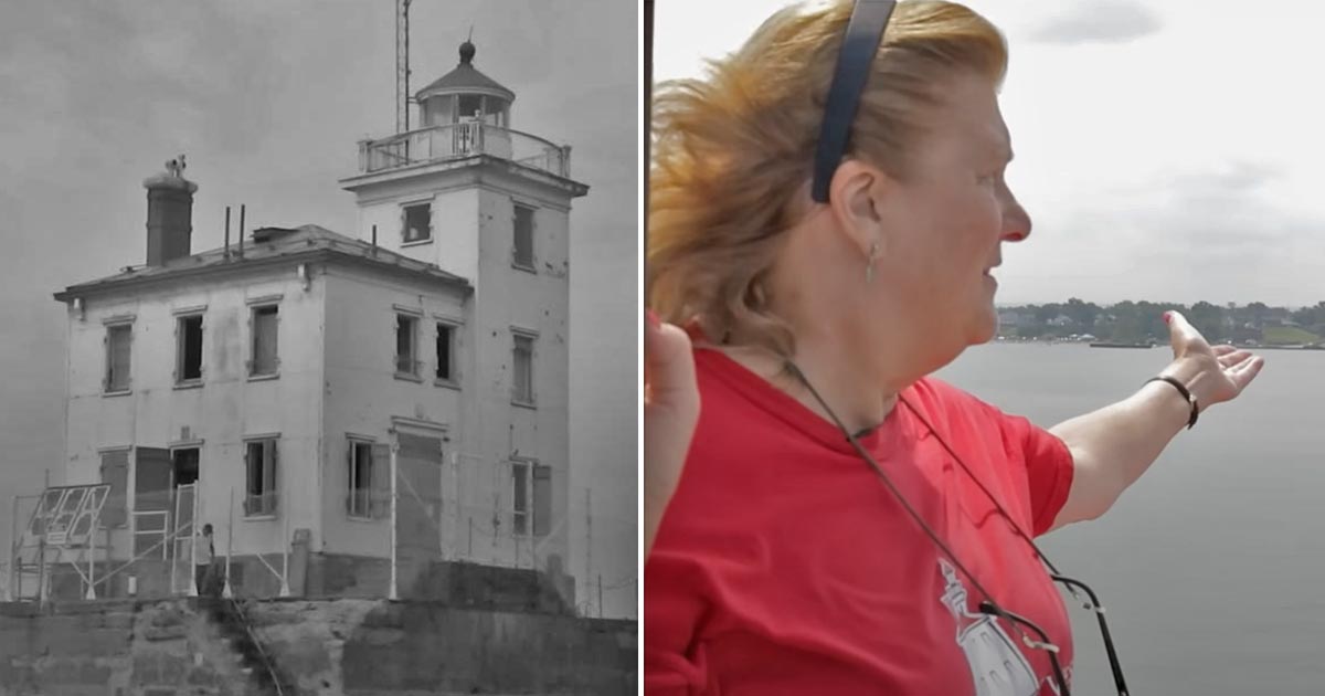 Woman buys abandoned lighthouse, turns it into a beautiful home