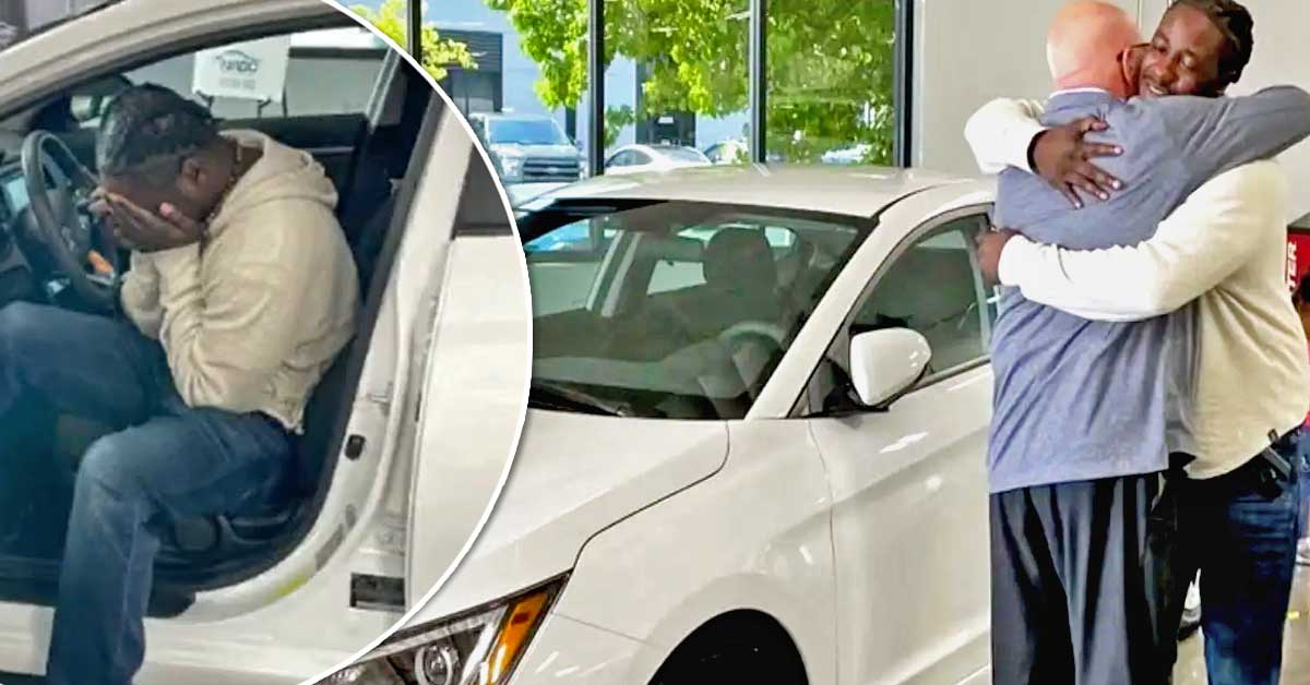 Singled Dad of 6 Surprised With Free Car