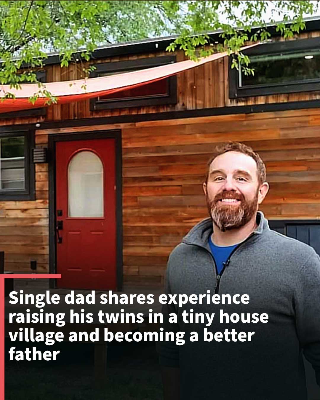 Tiny House Village: Single Dad Raises Twin Sons