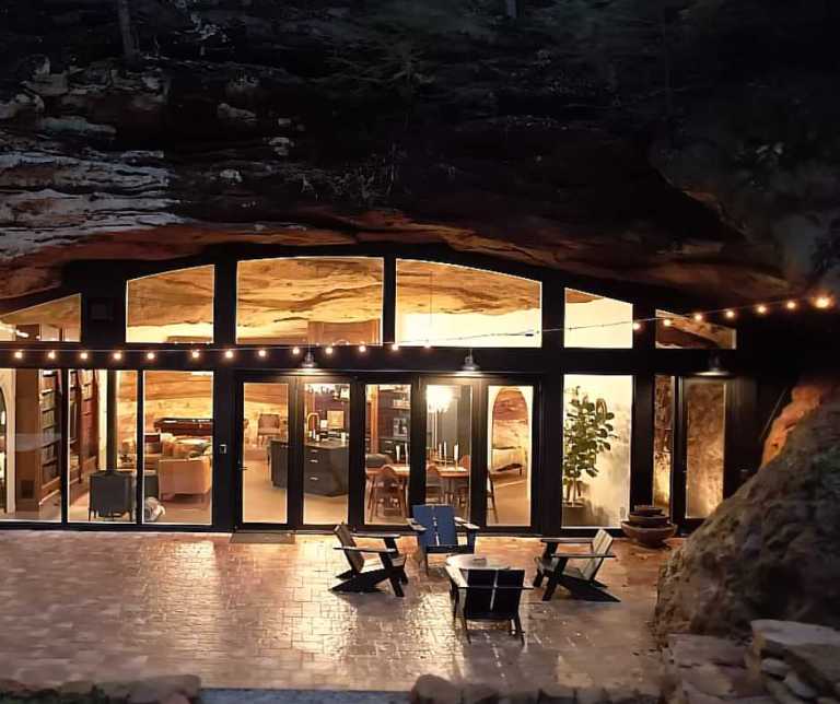 Couple Finds Cave That They Transform Into A Modern Home
