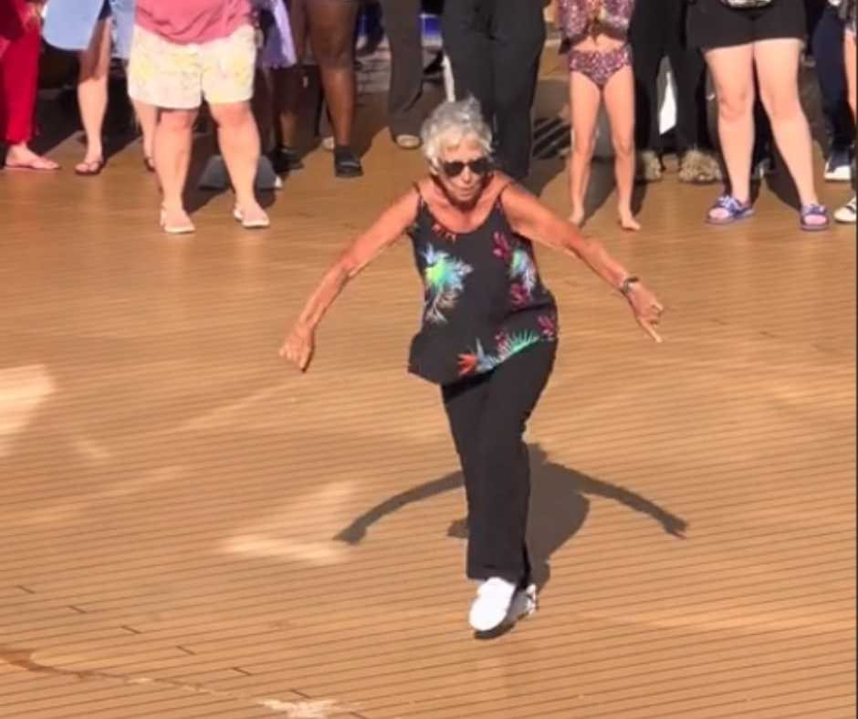 Grandma Wows Internet with Cruise Ship Dance-Off