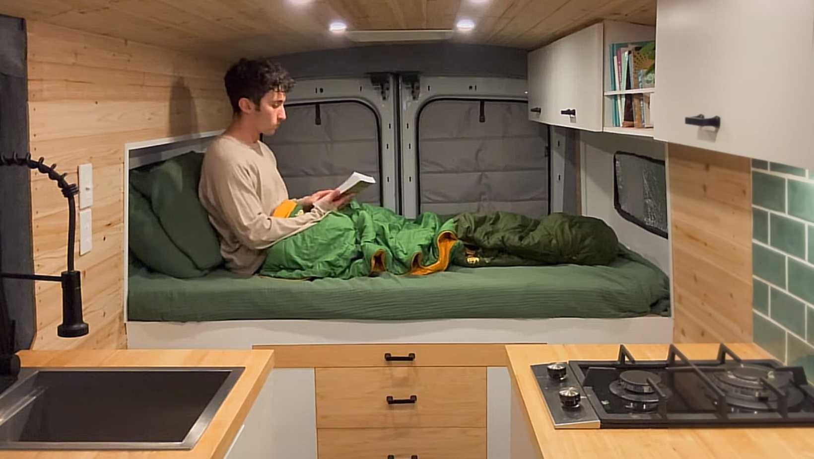 Med Student Turns Van into 'Ideal Dorm' to Avoid Taking Out Loans