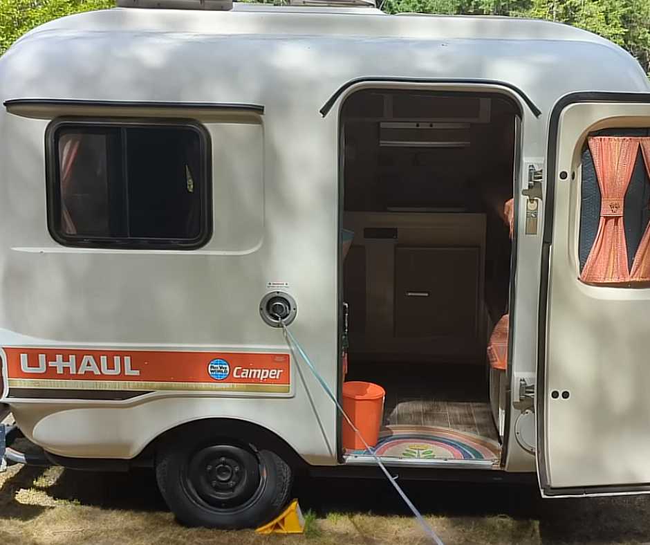 Woman Reveals Interior of Rare 1980s U-Haul Camper