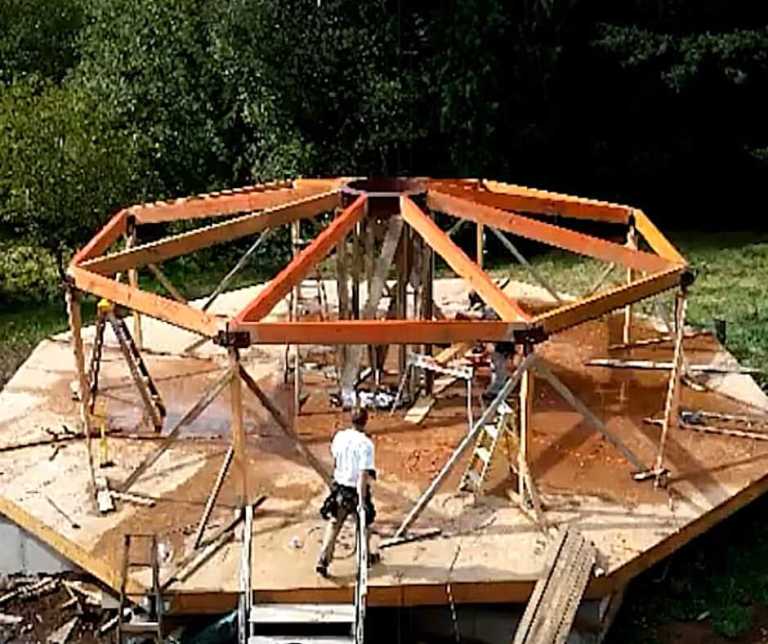 Man Builds Spaceship Tiny Home — See Inside