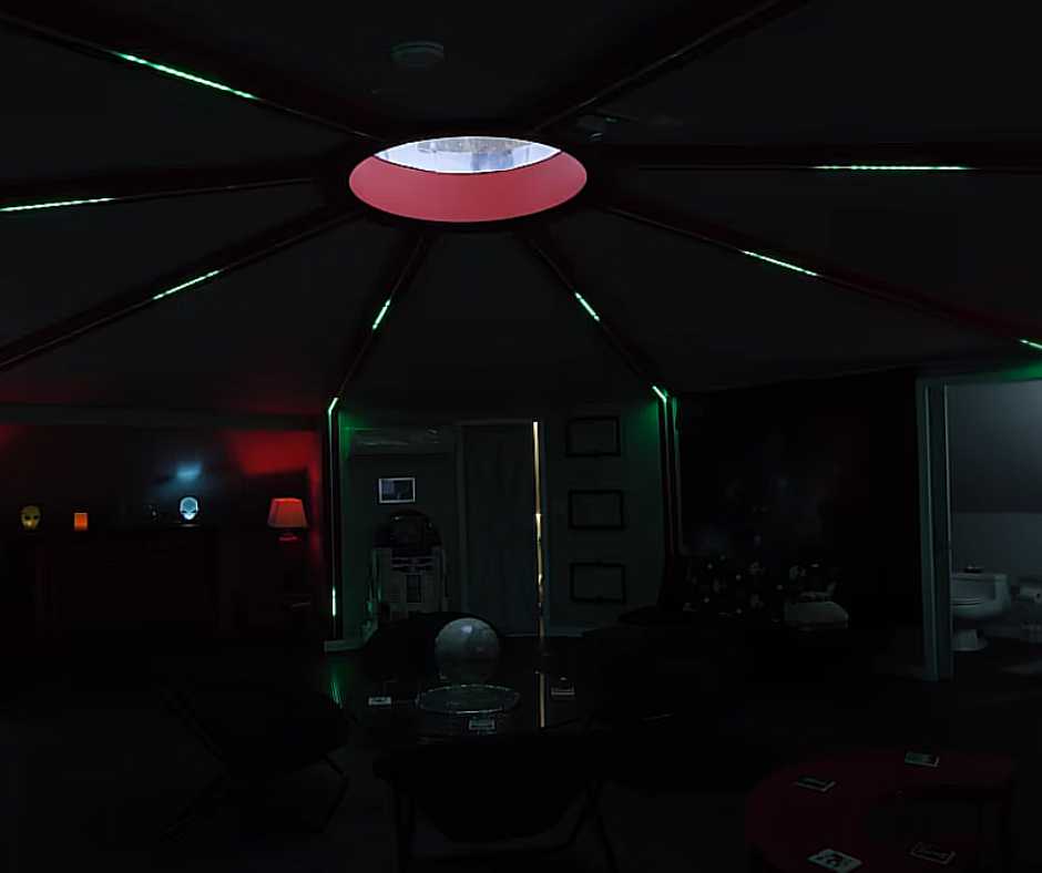 Man Builds Spaceship Tiny Home — See Inside