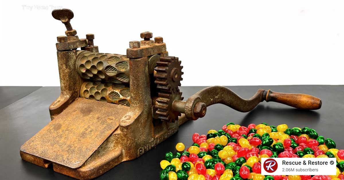 Vintage 1871 Candy Drop Roller Machine Restoration